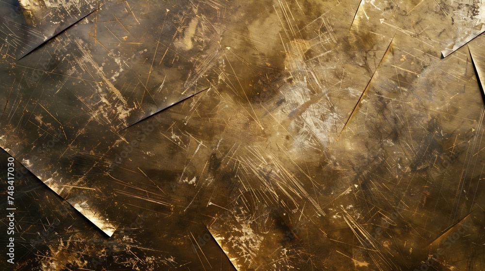 Background metal texture with diamonds silver brown and gold color ...