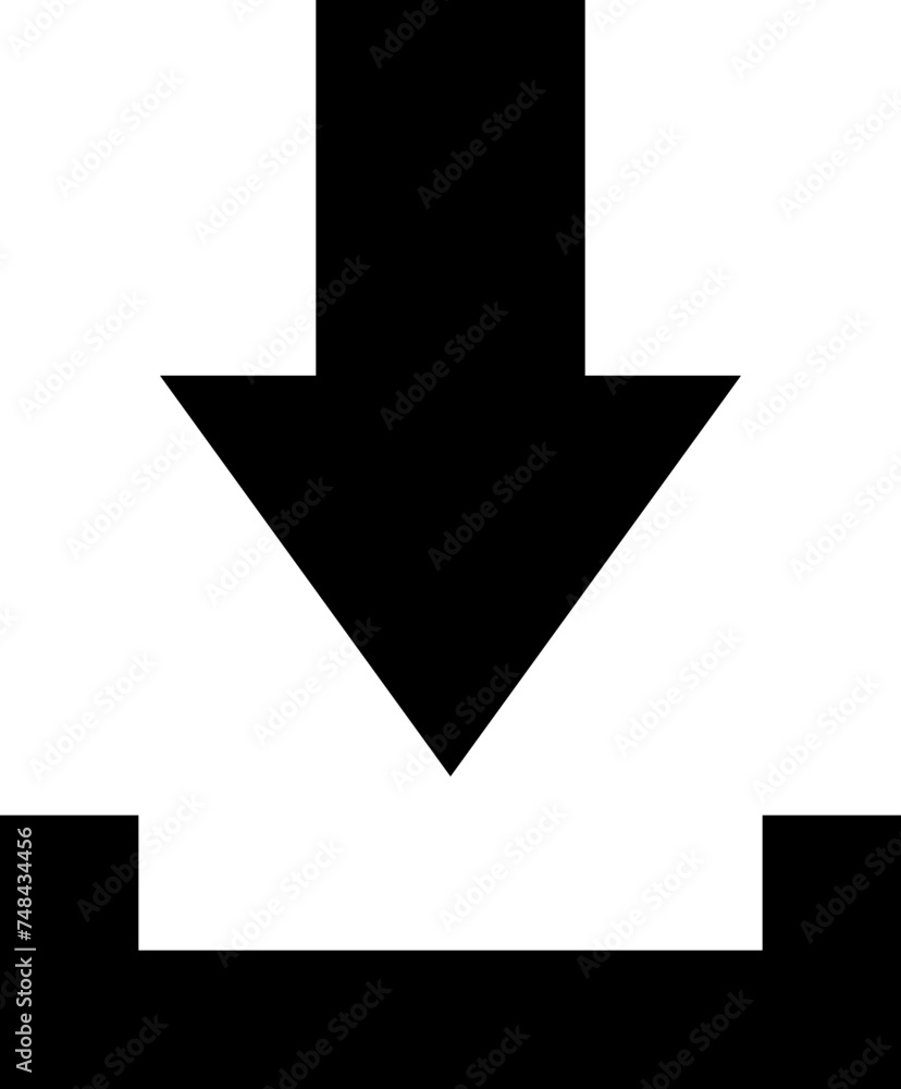 Download flat vector icon. install symbol. Upload button. Load symbol ...