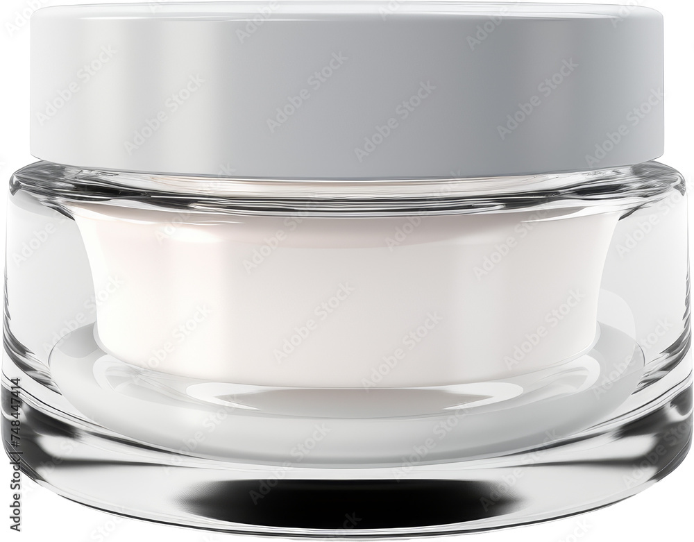 glass jar cream container,cosmetics cream glass container mockup ...