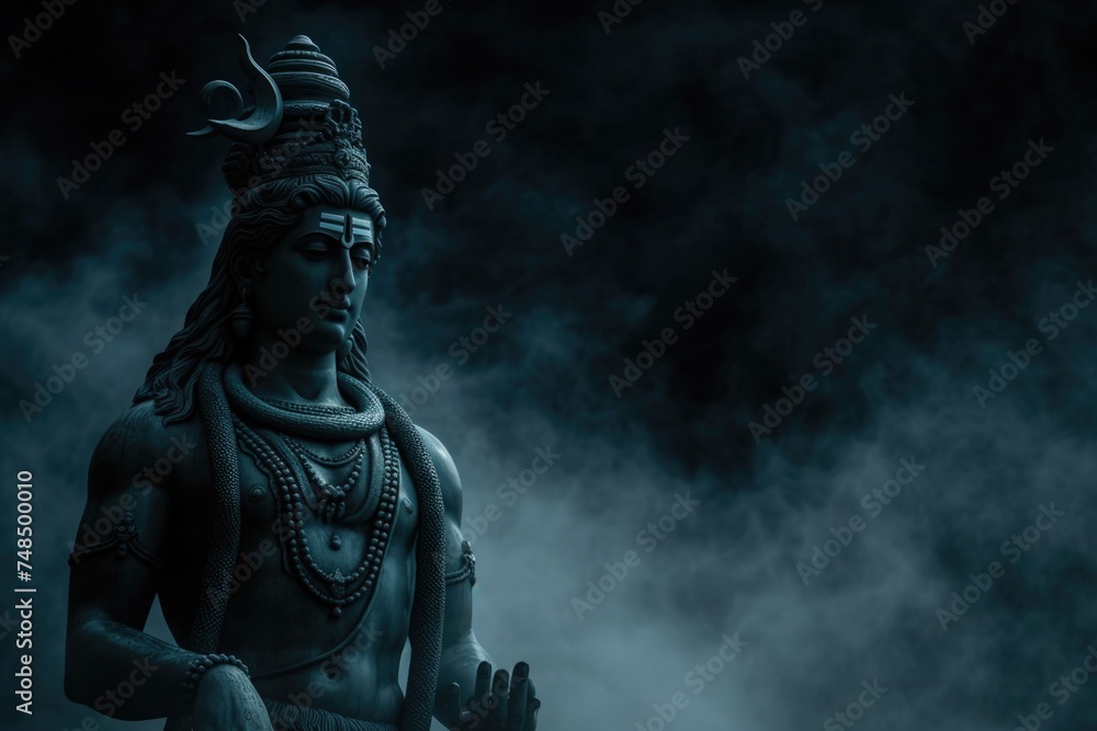 Statue of a Hindu Deity. Fictional Character Created By Generated By ...