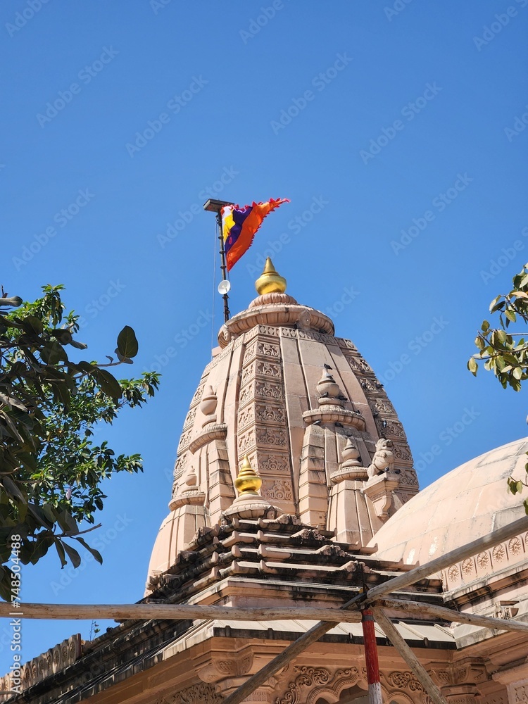 Somnath, Gujarat India - Feb 22 2024: Bhalka Tirth Temple - Intricately ...
