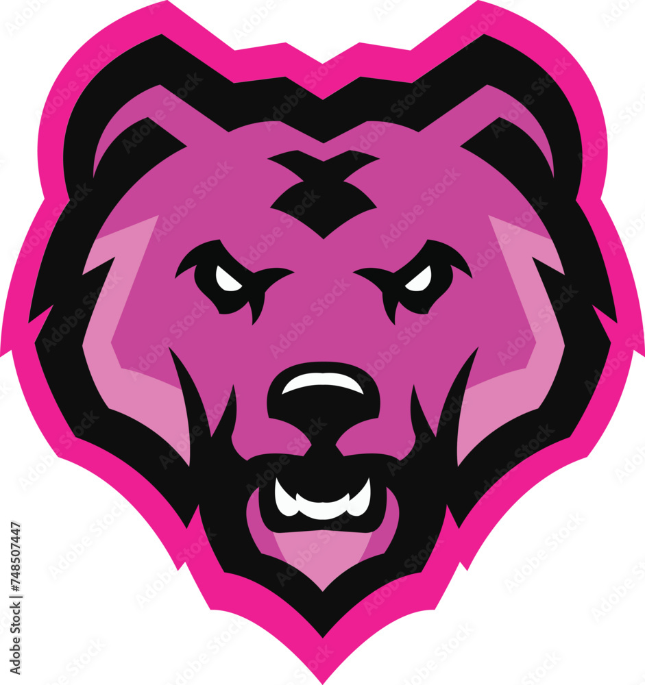 Tiger Logo design, Tiger sports logo vector, Tiger head illustration ...