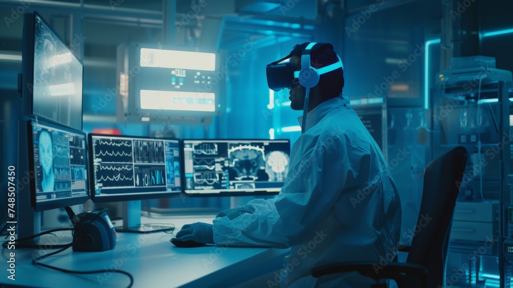 Digital healthcare and technology concept, medical telemedicine, AI ...