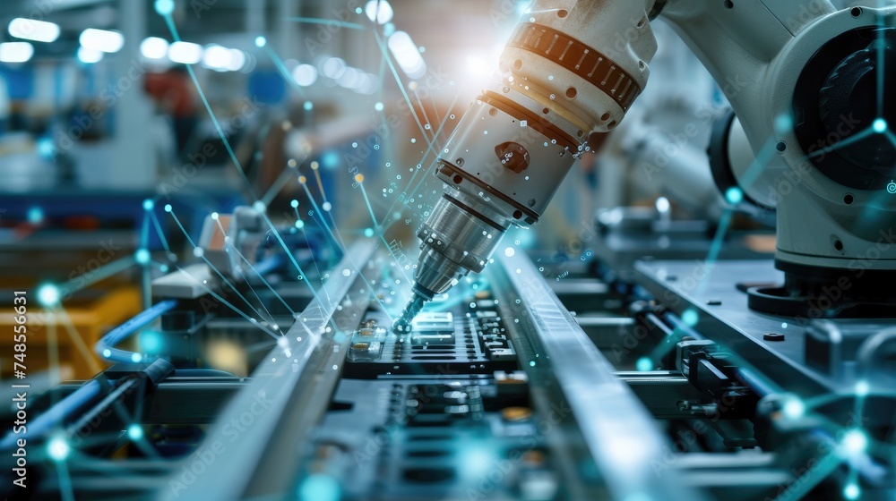 The advanced AI chip seamlessly integrates with the powerful processor ...
