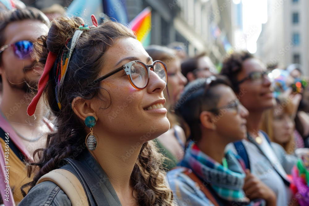 Diverse Participants: Render scenes of diverse parade participants ...