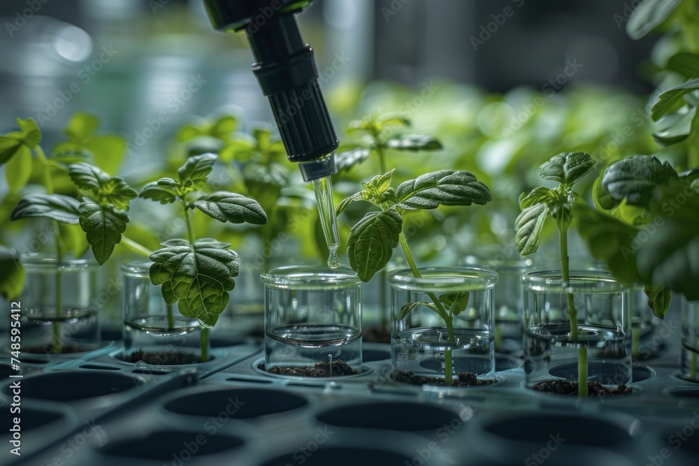 Biotech Production Facility: In this plant, biotechnological processes ...