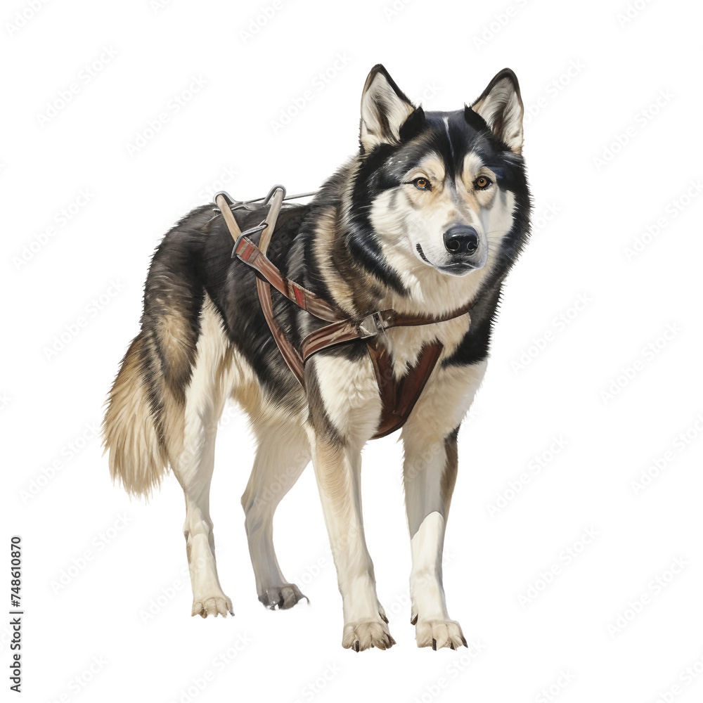 Dog Breeds on a transparent background Stock Illustration | Adobe Stock