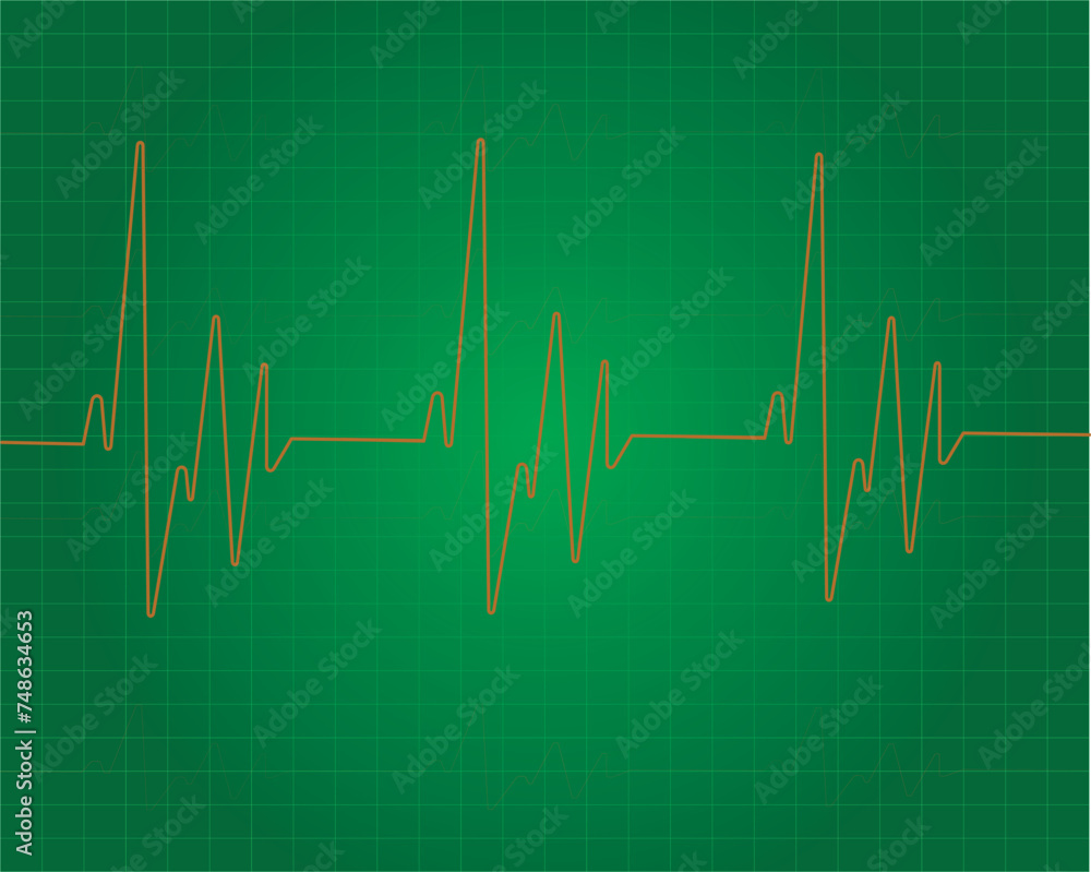 Heart beat line. Simple collection of cardiogram related line icons. Thin line vector set of ...