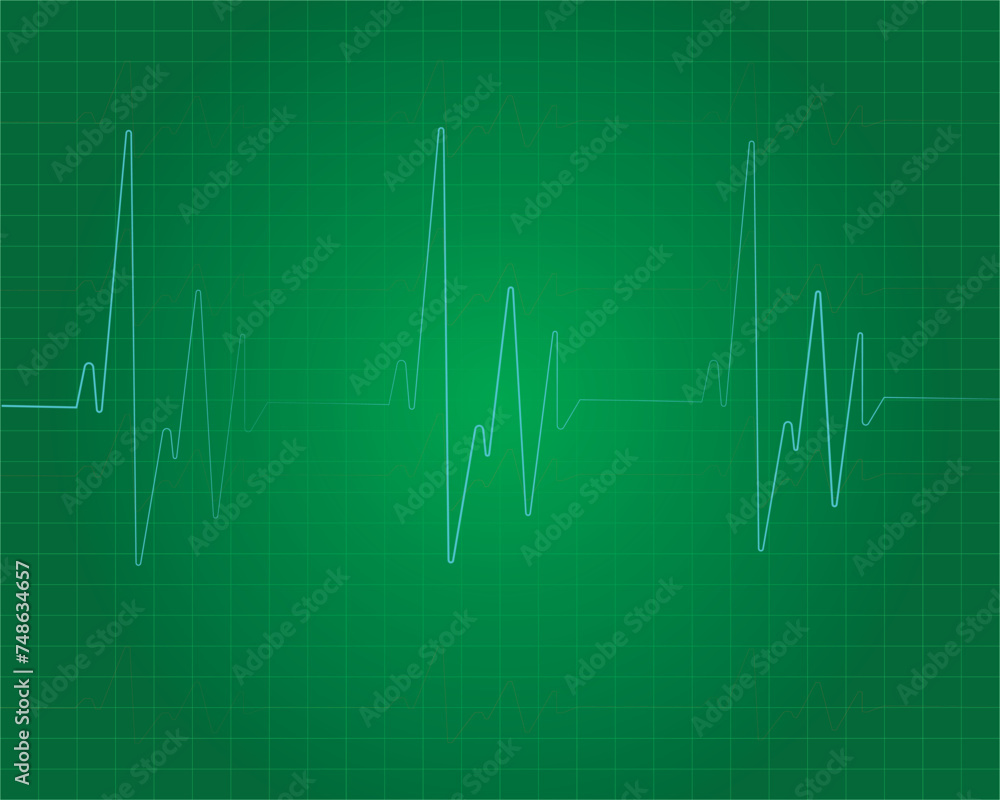 Heart beat line. Simple collection of cardiogram related line icons ...