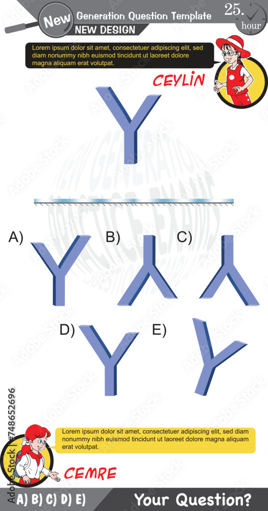 High school exam question template, middle school exam question ...