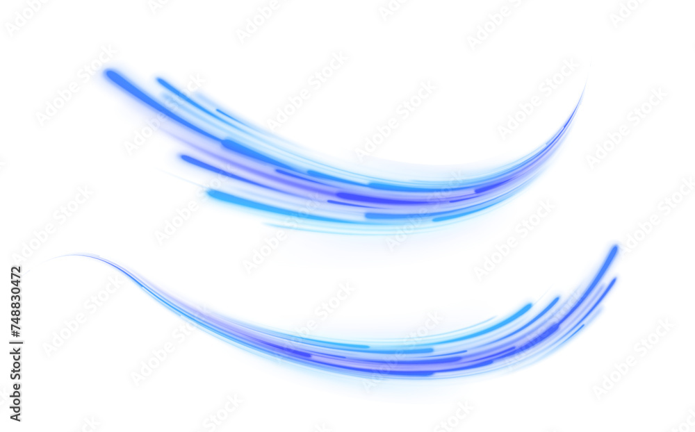 Light trail wave, fire path trace line, car lights, optic fiber and ...