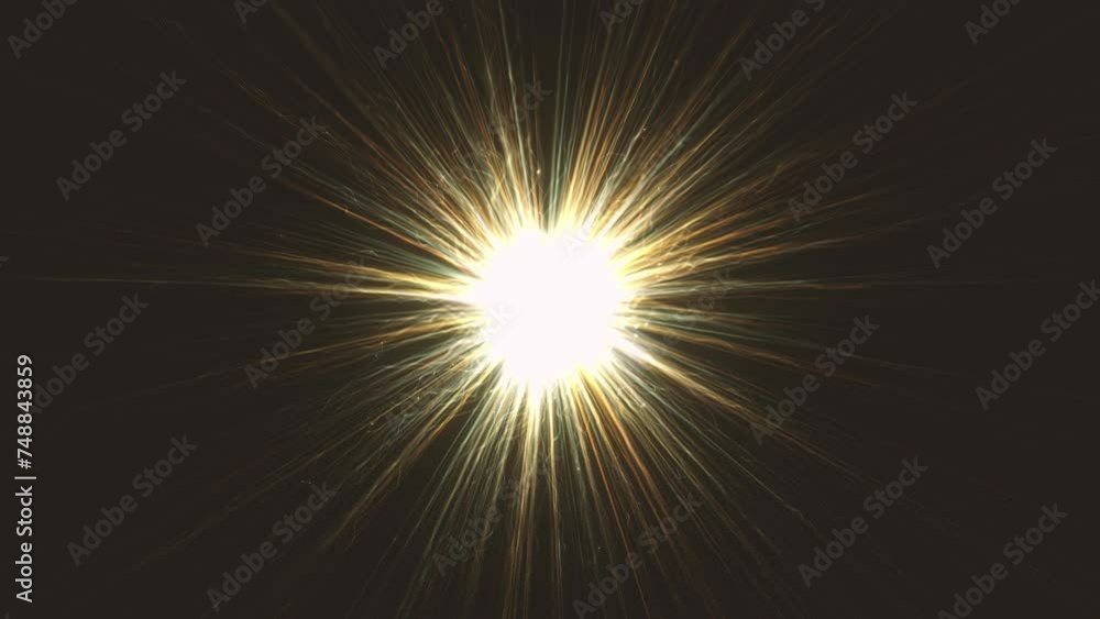 Abstract Slow Motion Shockwave Explosion Background/ 4k animation of an ...