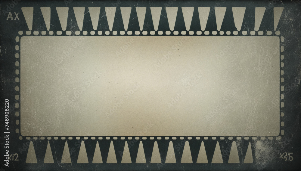 Vignette old film texture. On transparent background. Stock ...