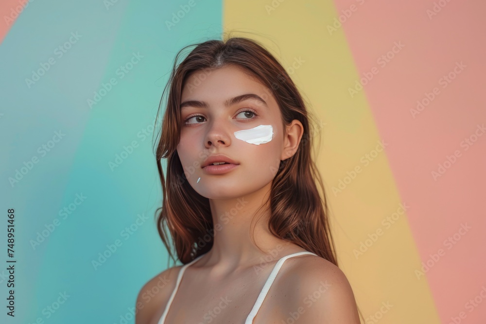 Face Skin tone refiners skin care cream. Skincare beauty cosmetic ...