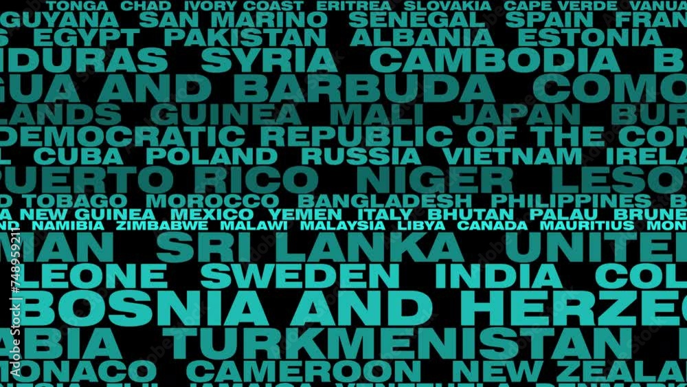 Economy countries of world country names travel, news background ...