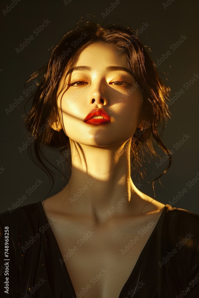 Chinese woman in protrait--images-drawing-photo-sketch-painting Stock ...