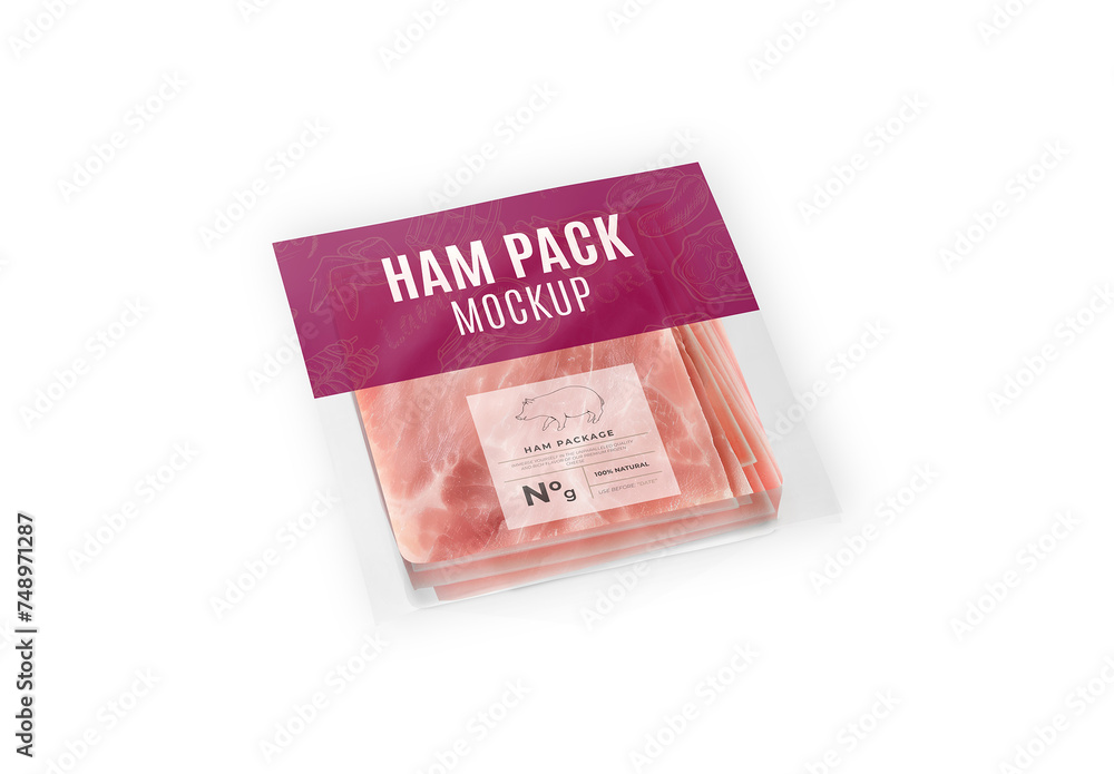 Ham Pack Mockup Stock Template | Adobe Stock