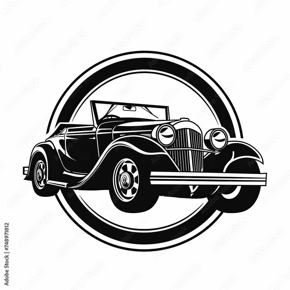 Logo representing a car dealership, embodying trust and quality ...