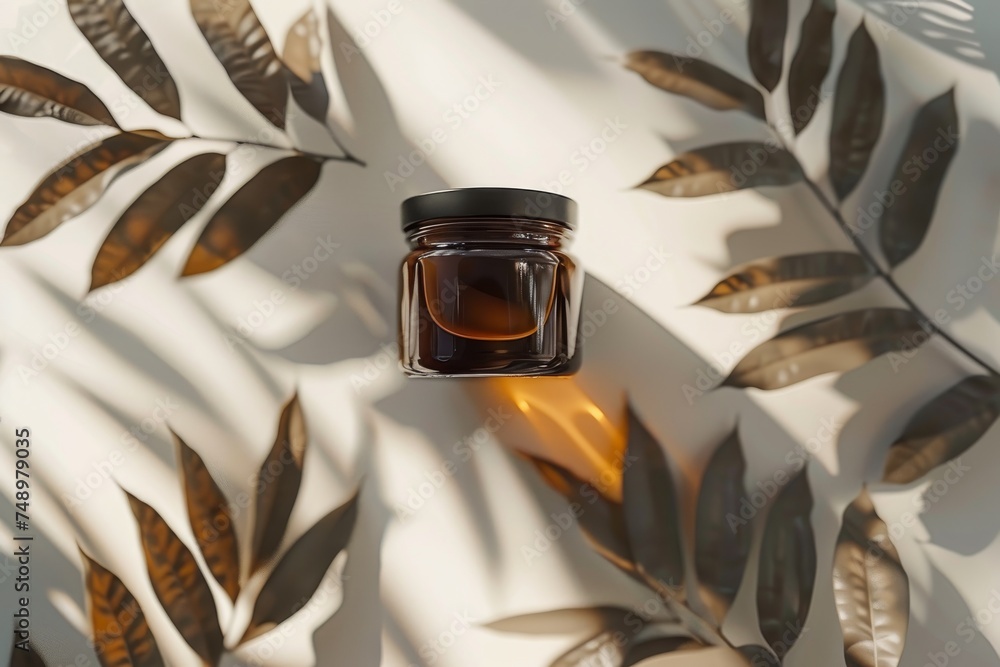 Facial make up skin care cream. Skincare treatment products: hyaluronic ...