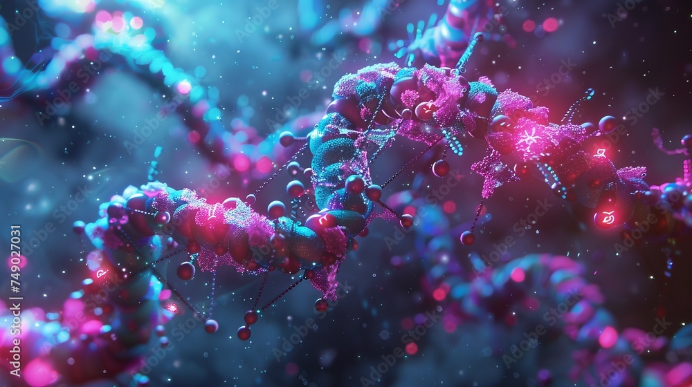 The medical concept explores the intersection of nanotechnology ...
