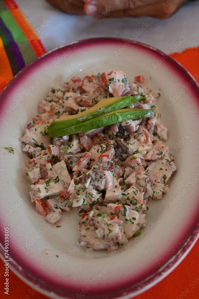 Pulpo enamorado gastronomía mexicana Stock Photo | Adobe Stock