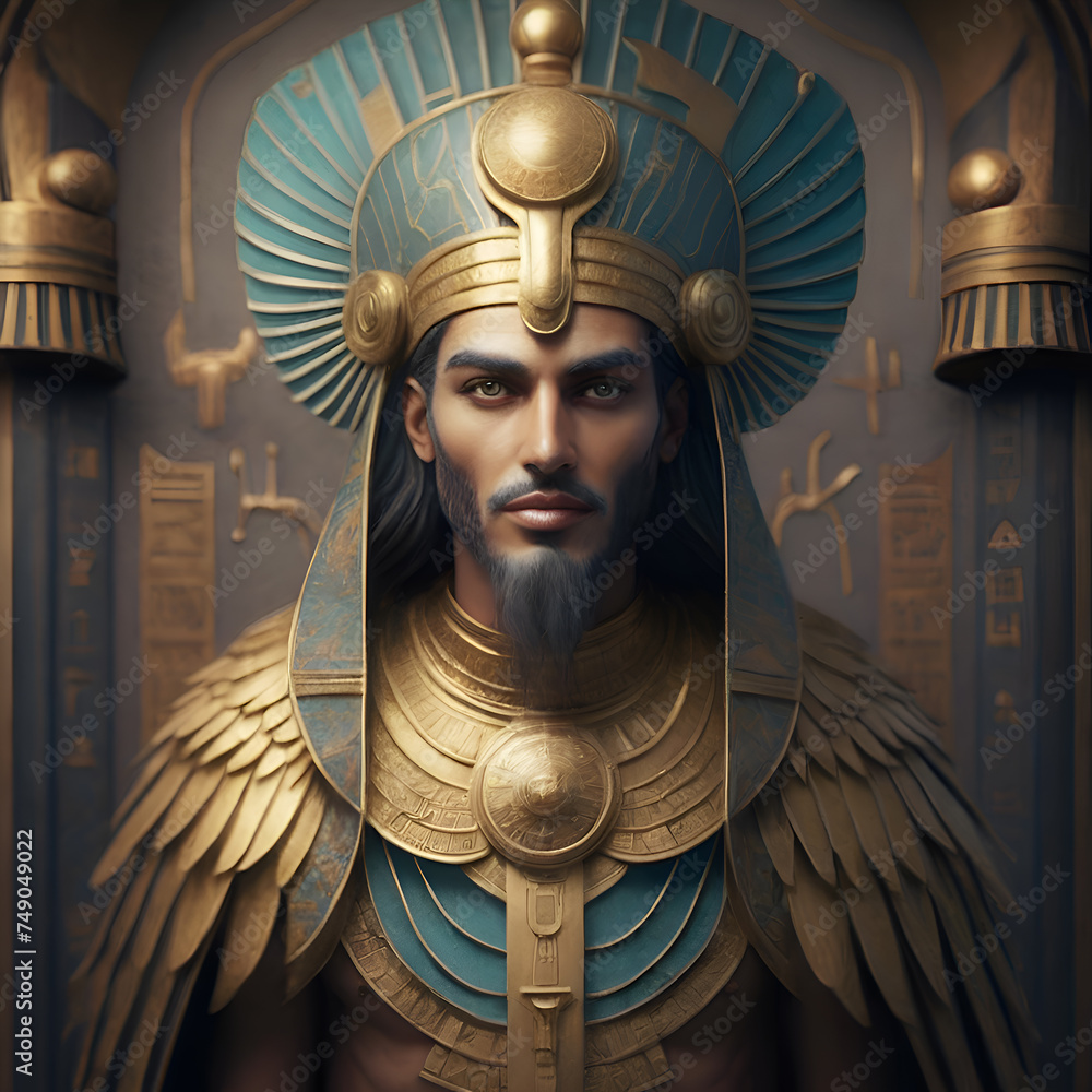 alive Thoth Trismegistus, Hermes,- Egyptian god. Egypt mythology ...