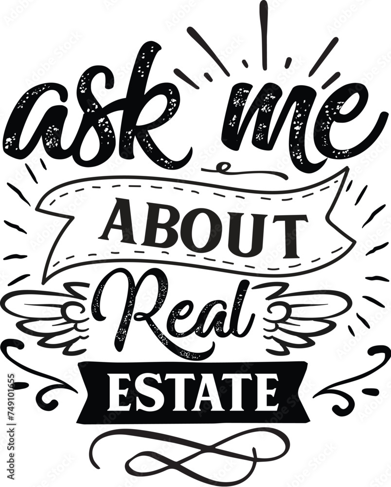 ask me about real estate svg Realtor SVG Design , Realtor SVG Bundle ...