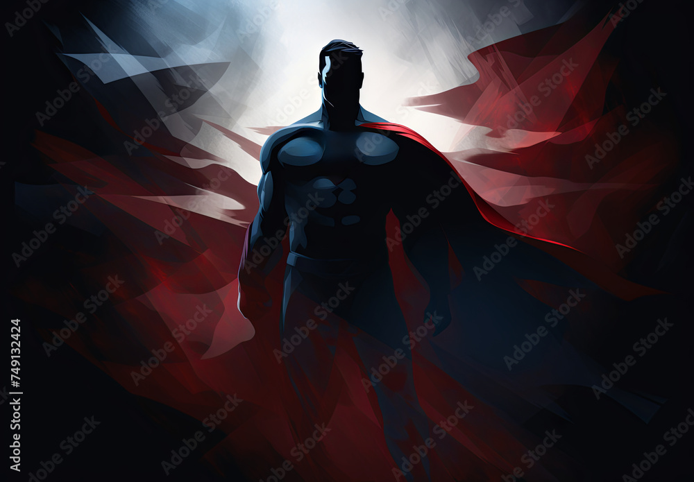 An illustrated masterpiece features a savvy and brilliant superhero ...