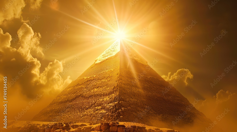 Symbolism of Pyramid in Ancient Egyptian Culture: Sun God Ra and ...