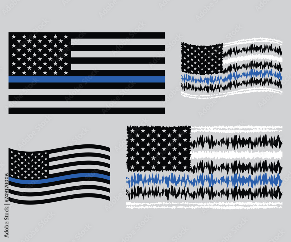 Police Vector, Thin Blue Line Clipart, Back The Blue, Police Officer ...
