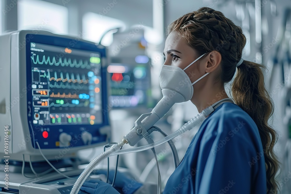 Scientist using 3D bioprinting technology to create artificial tissues ...