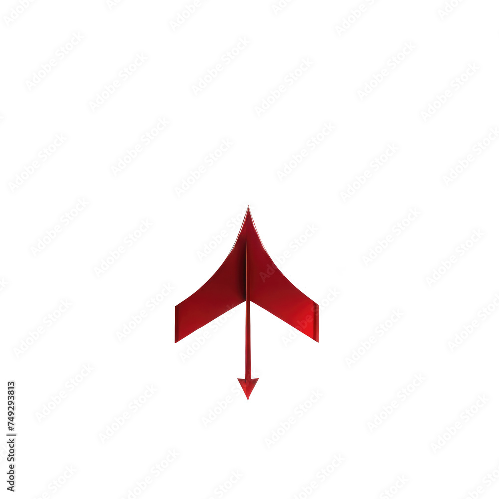 Red arrow isolated on white, Red arrow png, Red arrow transparent, red ...