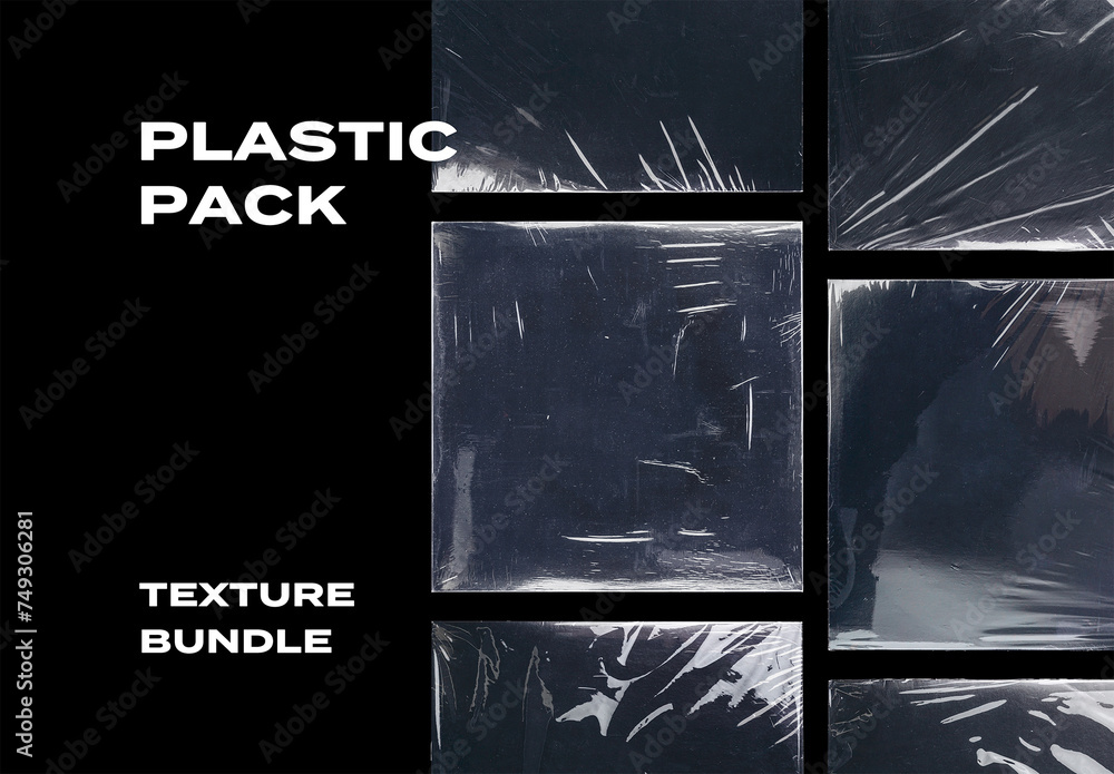 Plastic Transparent Overlay Texture Pack Bundle Effect Surface Stock ...