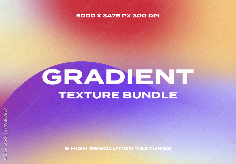 Gradient Noise Grain Colorfull Colored Overlay Texture Pack Bundle ...