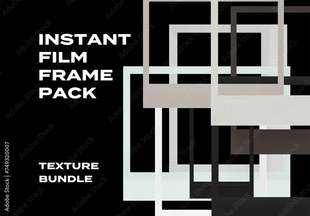Film Frame Retro Light Leak Analogue Overlay Texture Pack Bundle Effect ...
