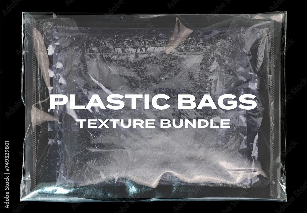 Plastic Pack Package Idenity Bag Branding Overlay Texture Pack Bundle ...