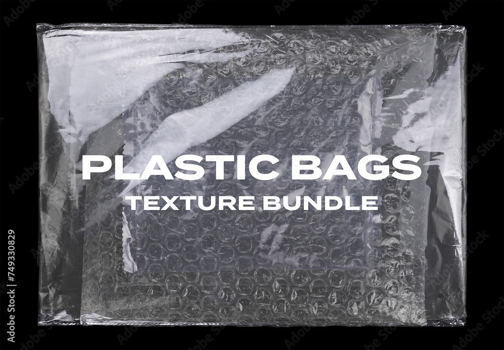 Plastic Pack Package Idenity Bag Branding Overlay Texture Pack Bundle ...