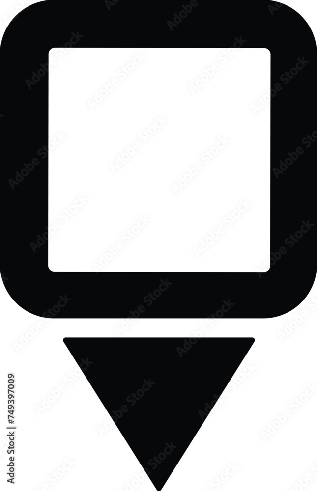 Vetor de Pinpoint .Modern map marker. Location pin icon. Map pin place ...