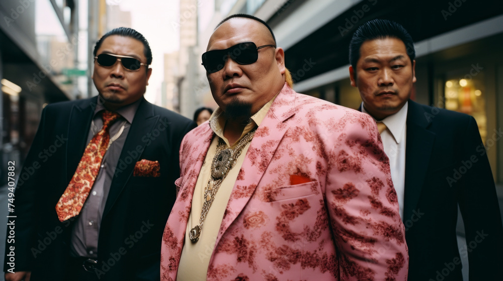 Cinematic Japanese mafia. Tokyo vice. Criminals in Japan and Tokyo ...