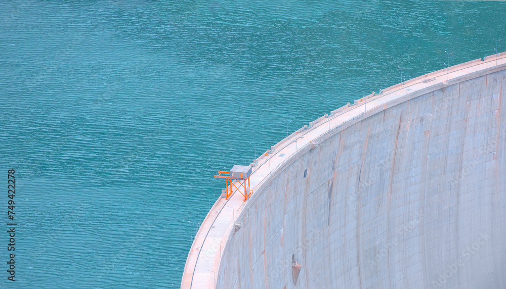 The Deriner Dam, a concrete arch dam on the Coruh river - Artvin ...