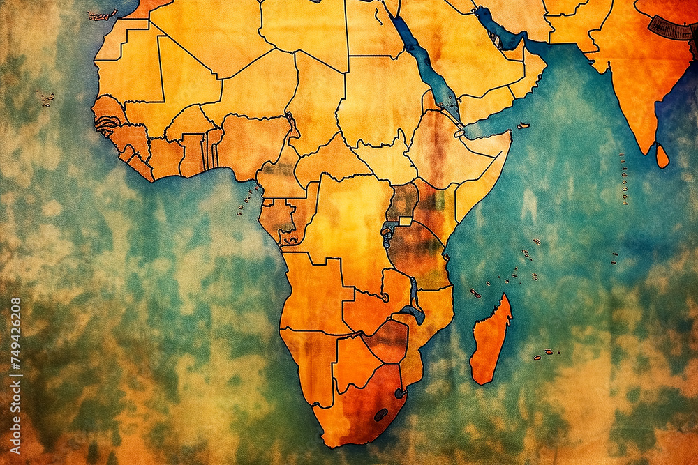 Celebrate World Africa Day with an illustration featuring the iconic ...