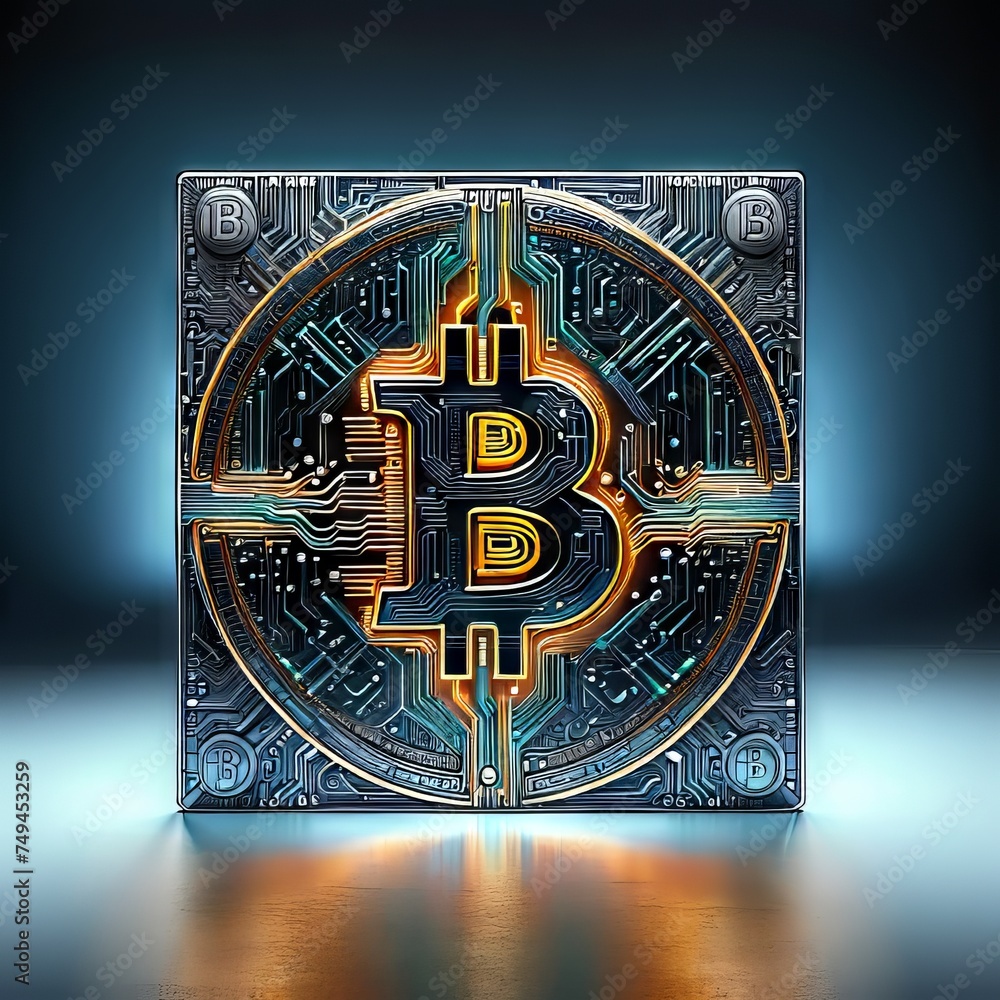 Bitcoin Coin Logo Symbol | Cryptocurrency, Digital Money, eMoney, DeFi ...