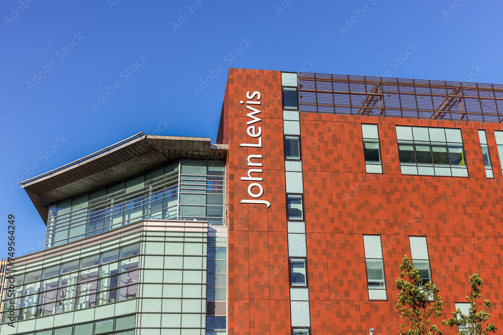 The shopping mall of John Lewis in Liverpool. The John Lewis ...