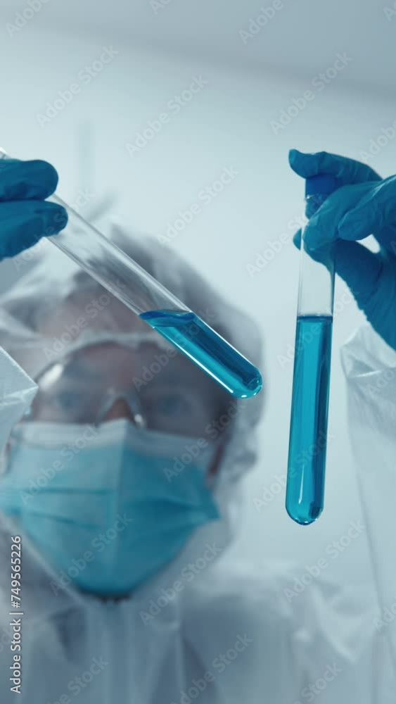 In the laboratory, a pharmacist develops new drugs and medications to ...