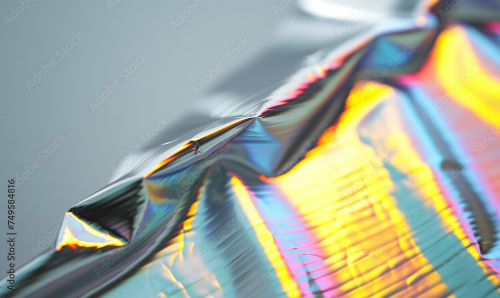 Chromatic dispersion and thin film spectral effect. Abstract background ...