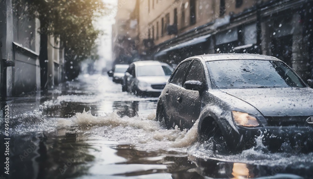 Urban Flooding After Heavy Storm Severe Weather's Devastating Impact on ...