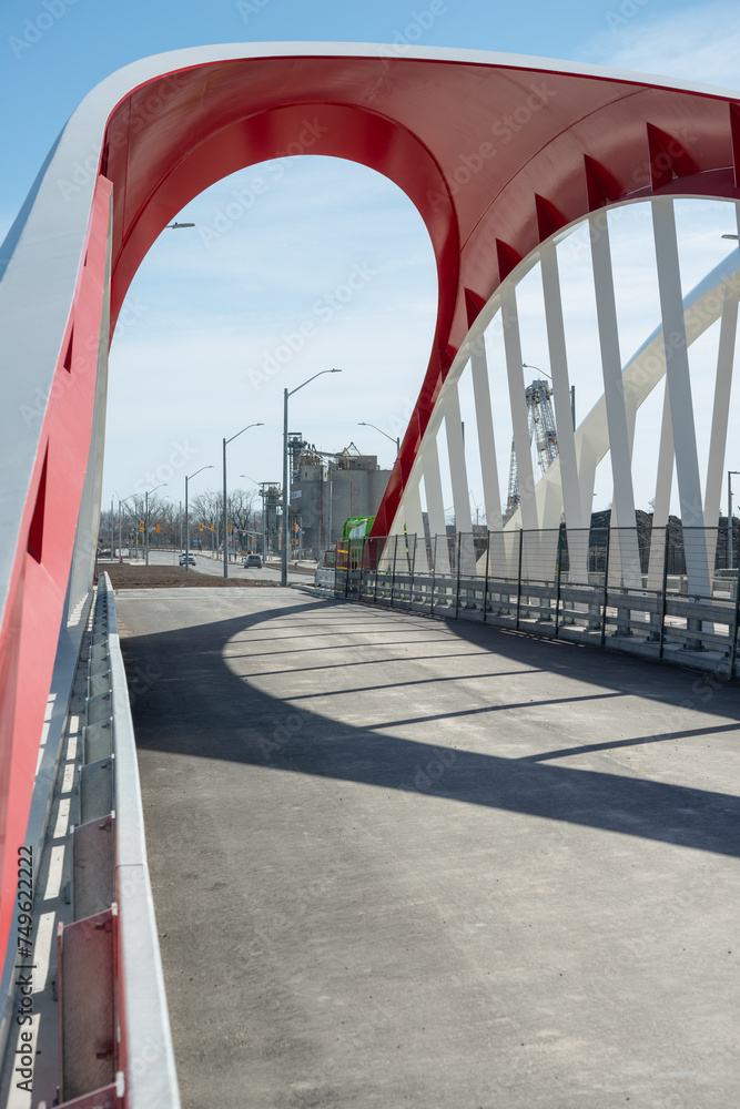 glance through Cherry Street North Bridge designed by Entuitive ...