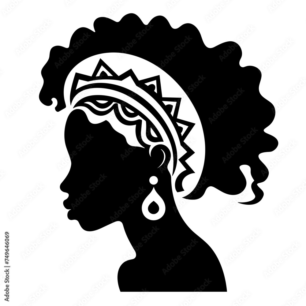 silhouette of a black beautiful african american ethnic woman aborigen ... silhouette of a black beautiful african american ethnic woman aborigen ...