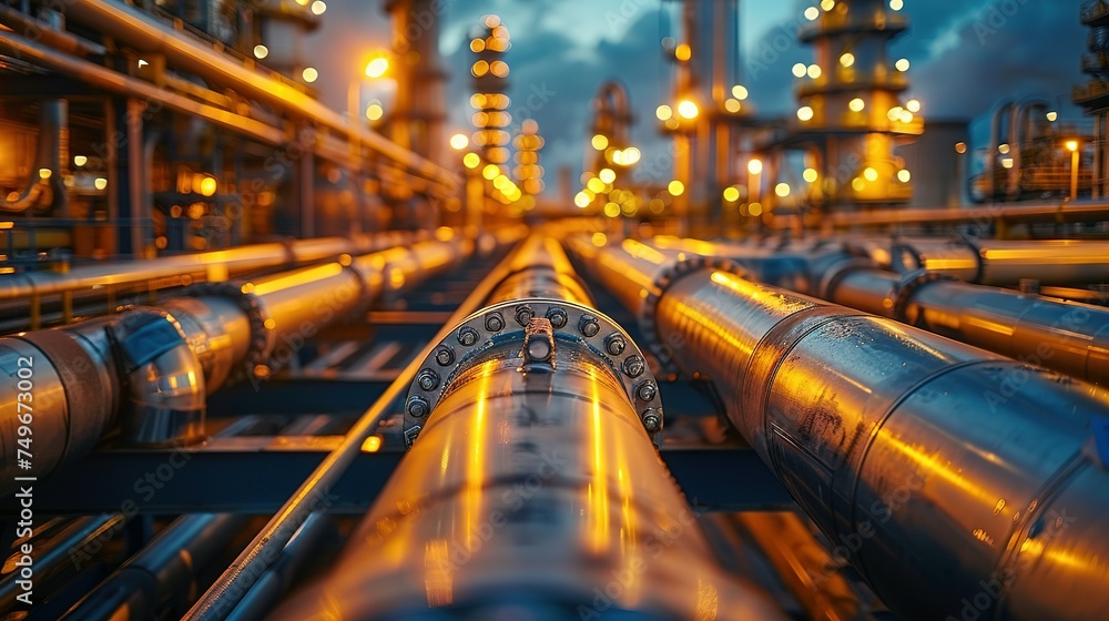 Pipeline and pipe rack of an oil, chemical, hydrogen or ammonia ...
