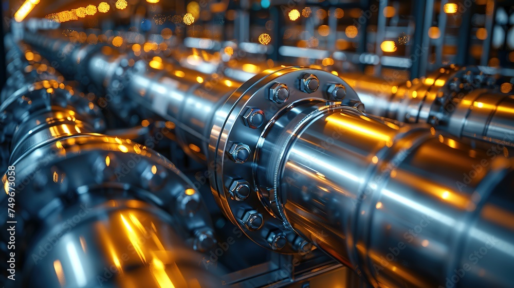 Pipeline and pipe rack of an oil, chemical, hydrogen or ammonia ...